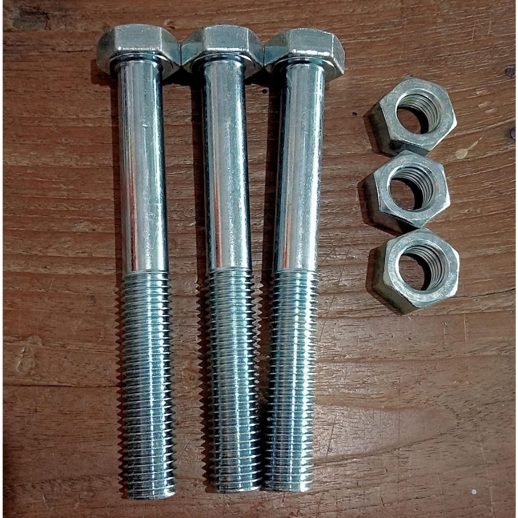 Jual Baut Mur M18 x 150 Putih | Shopee Indonesia