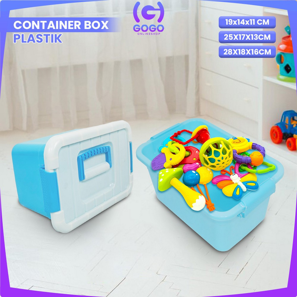 Jual GOGO-C256 Container Box Plastik Kotak Kontainer Mainan Balok Wadah ...
