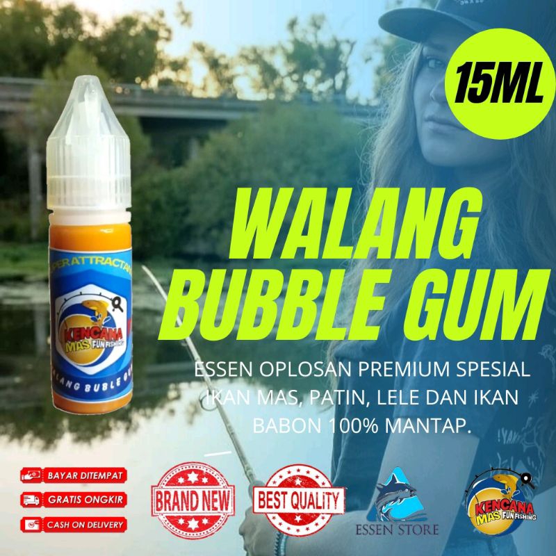Jual Essen Oplosan Premium Walang Bubble Gum Mancing Ikan Mas Lele ...