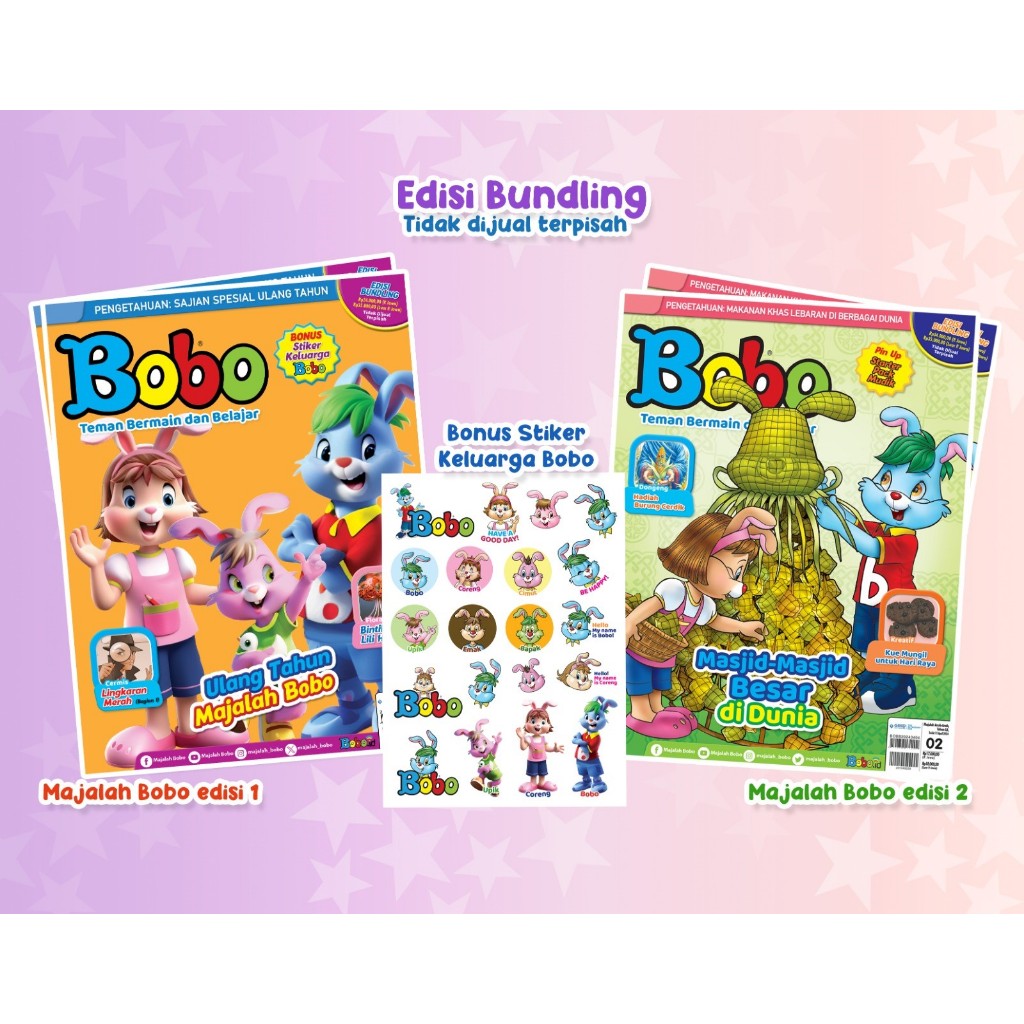 Jual Majalah Bobo edisi April 2024 - Bobo No.01 & 02. | Shopee Indonesia