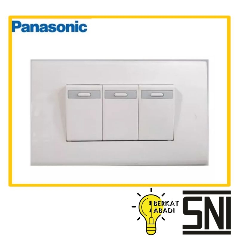 Jual Panasonic Saklar Triple WEJ5531 | Shopee Indonesia