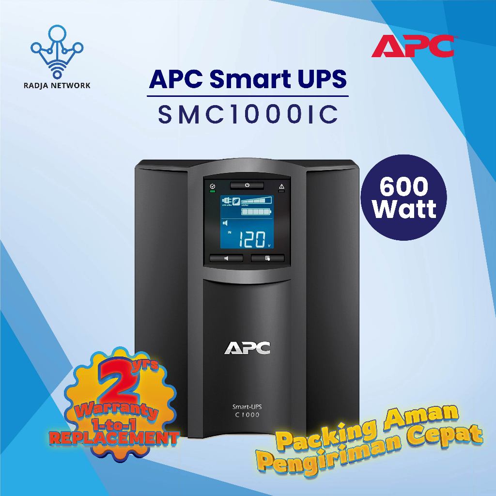 Jual Smart UPS APC SMC1000IC C 1000VA LCD 230V with SmartConnect | Shopee Indonesia