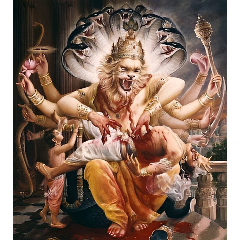 Jual Poster Cetak, AWATARA DEWA WISHNU, Ukuran JUMBO, 70x100cm DAN ...