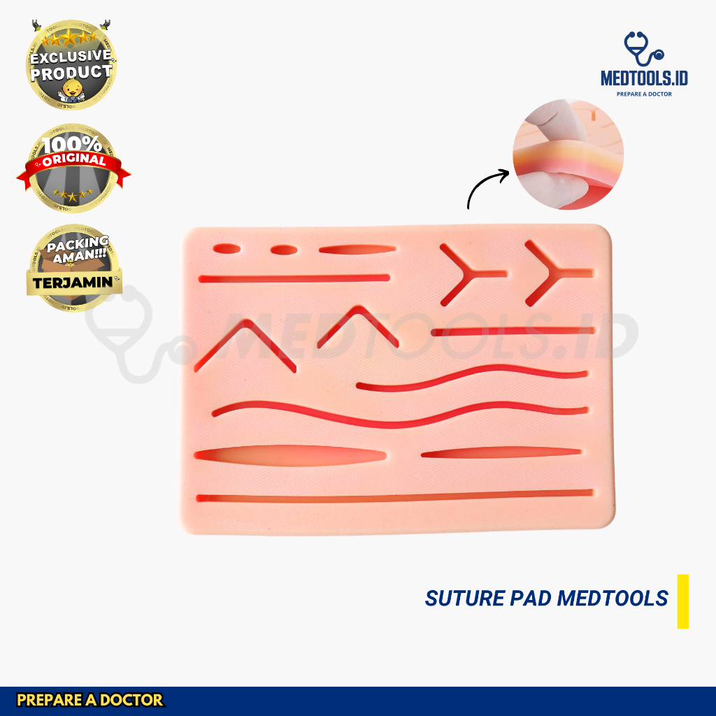 Jual Medtools 3-Layers Suture Pad [ Hecting Pad / Matras Luka ...