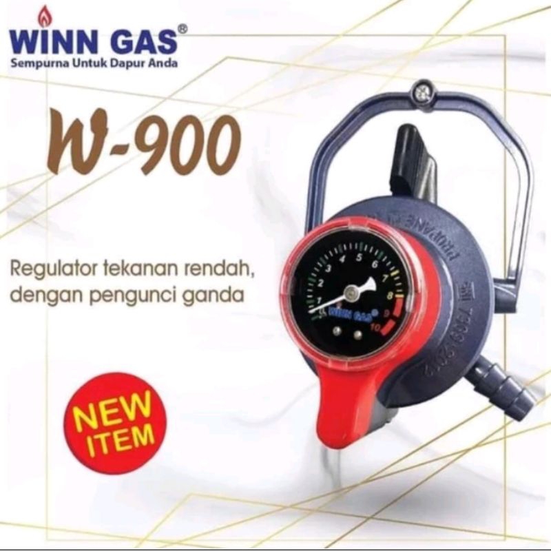 Jual Kepala Regulator Winn Gas W-900 / Regulator Gass Anti Bocor Meter ...