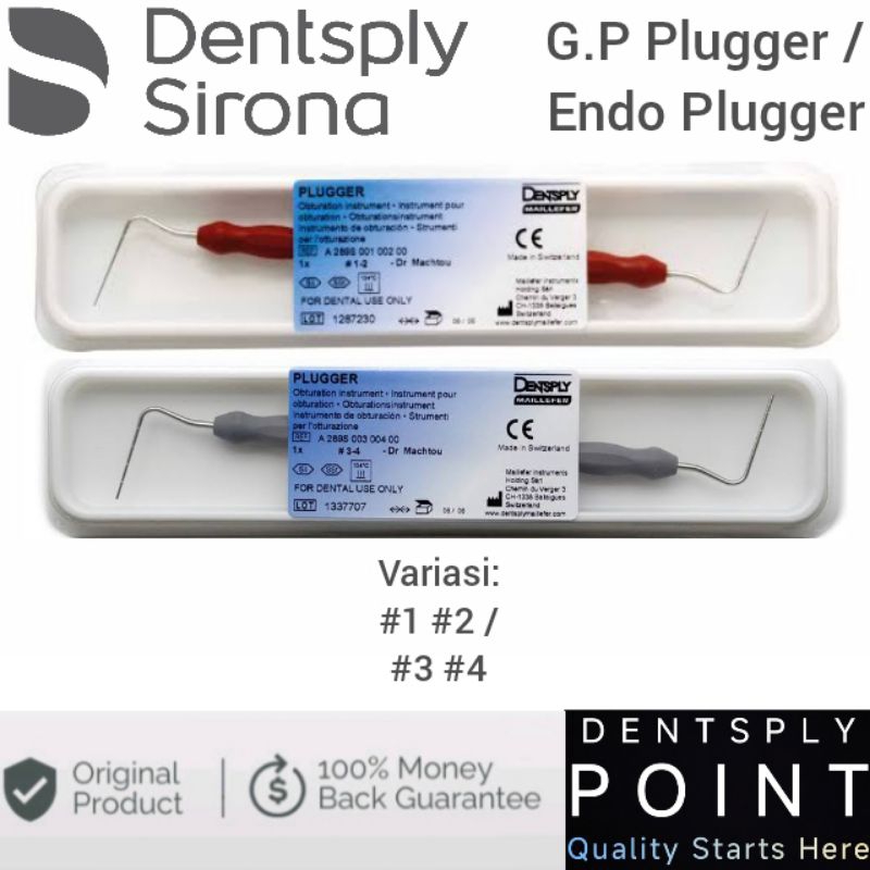 Jual ORIGINAL Dentsply Endo Plugger / GP Plugger - Hand Pluger | Shopee ...