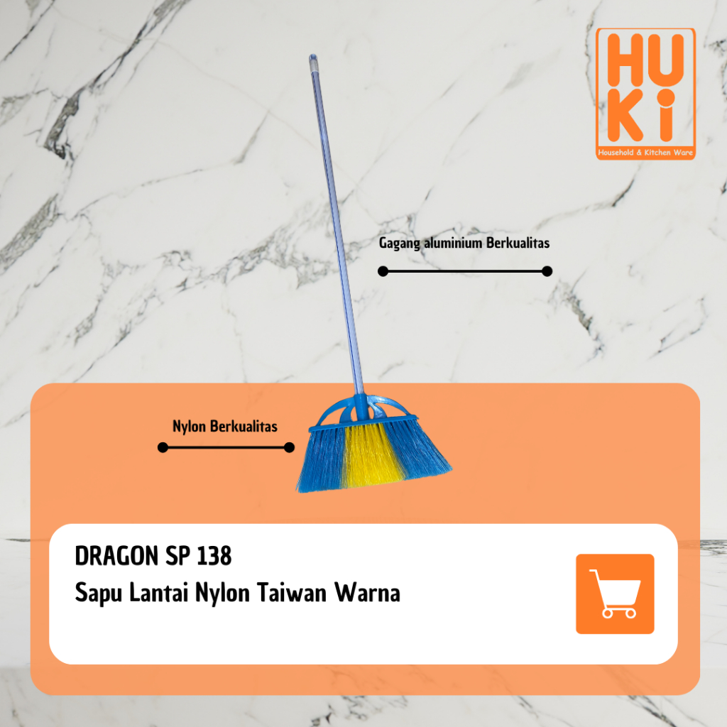 Jual Sapu Lantai Nilon Taiwan Warna DRAGON SP-138 | Shopee Indonesia