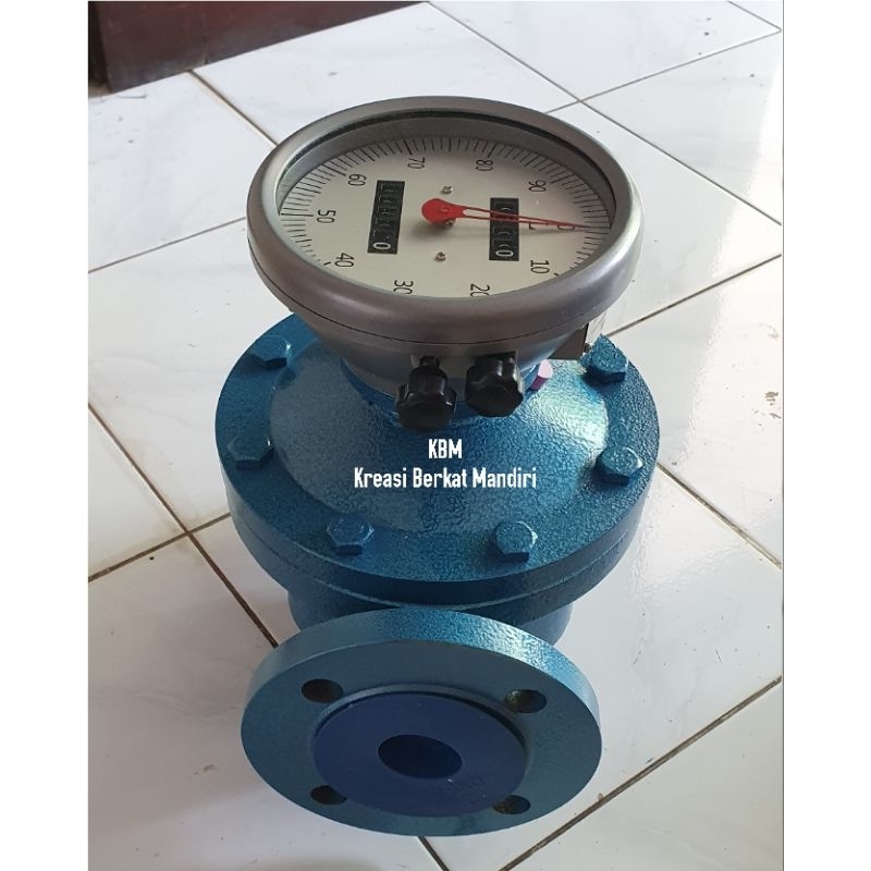 Jual FLOW METER OVAL 1.5" INCH FRO-40X RESET OVAL GEAR METER SOLAR ...