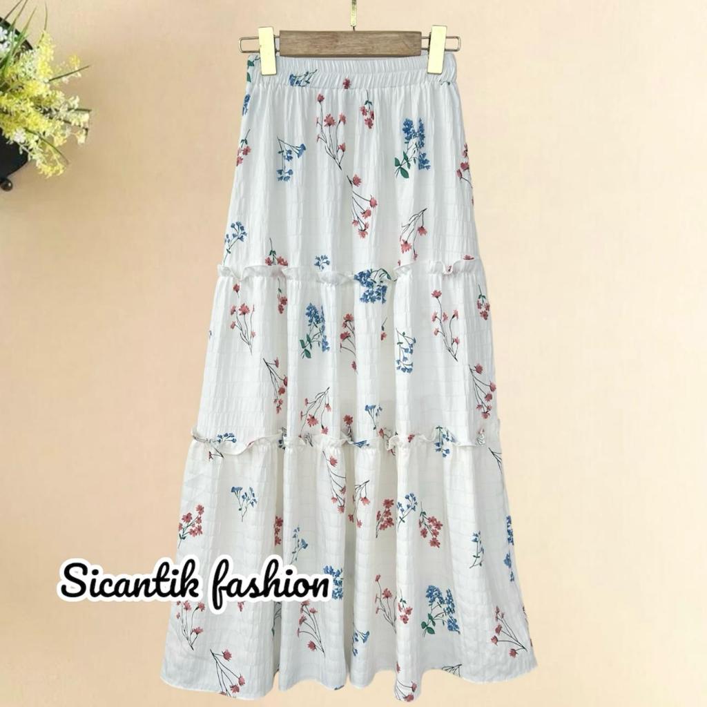 Jual Rok Wanita Korean / Rok Panjang Cewek Polos | Shopee Indonesia