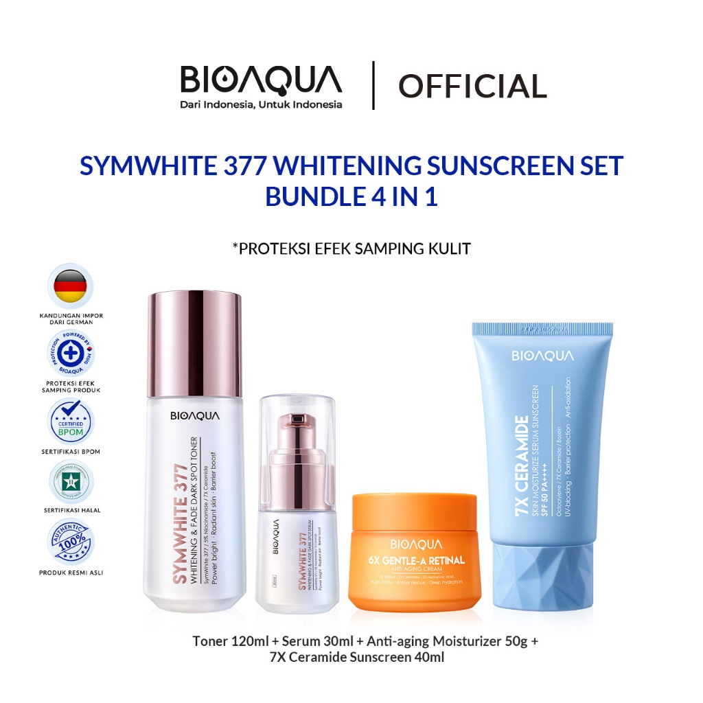 Jual BIOAQUA Symwhite 377 Whitening With Sunscreen Sunblock Wajah ...