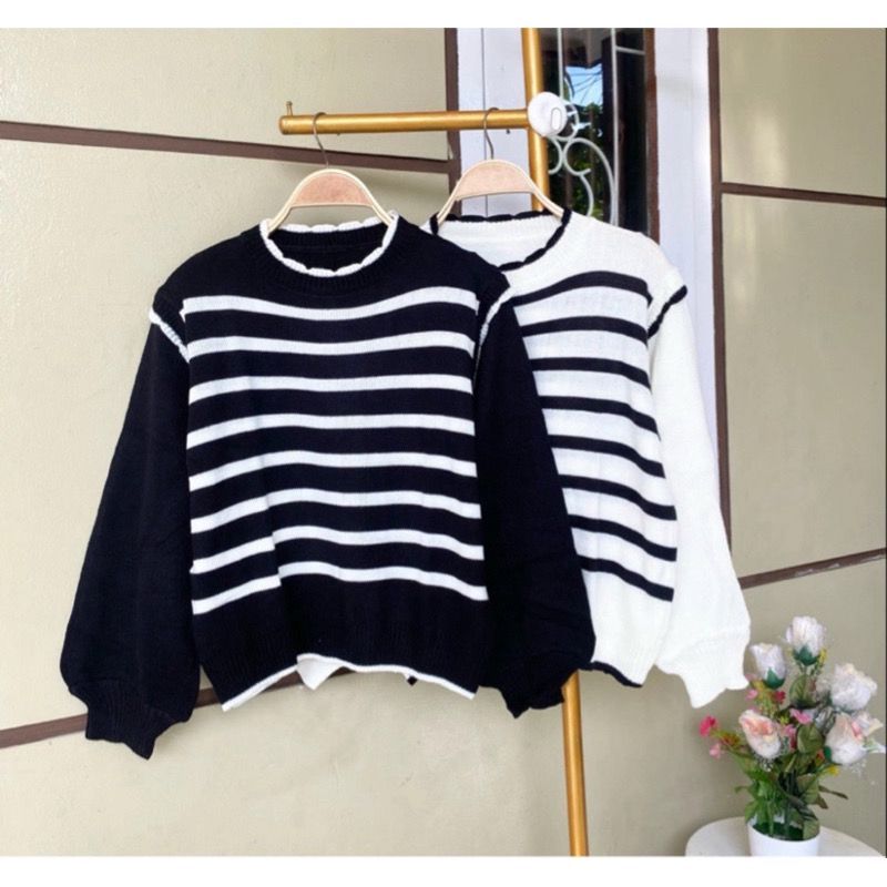 Jual Baju cewek Atasan Wanita Baju rajut rajut premium rajut kekinian ...