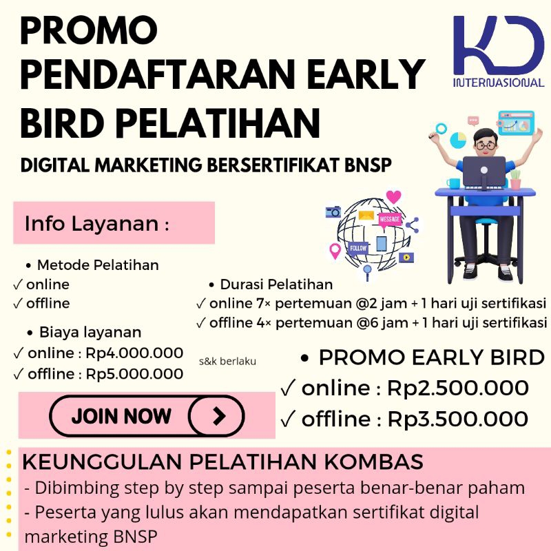Jual Pelatihan Offline Digital Marketing Bersertifikat | Shopee Indonesia