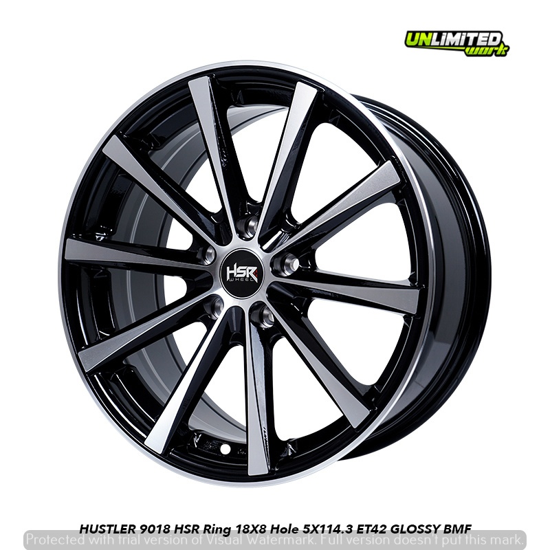 Jual Velg Racing HSR Model Concave Jari Jari R18 Civic Camry Accord Tipe HUSTLER | Shopee Indonesia