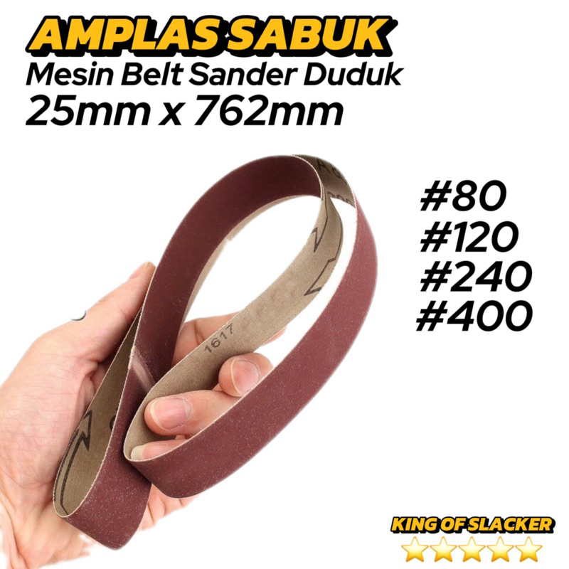 Jual Amplas Sabuk Belt Sander 25mm x 762mm Belt Sander Duduk 1inch x ...