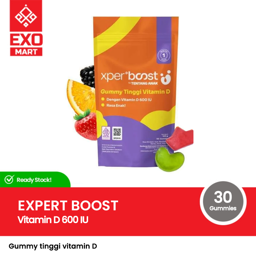 Jual Expert Boost - Vitamin D 600 IU Anak & Dewasa 30 Gummies | Shopee ...