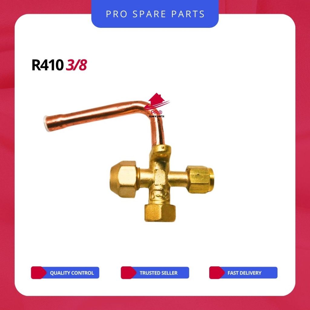 Jual Valve AC R410 3/8 Outdoor 3 Way - Sparepart Kran/Keran Air ...