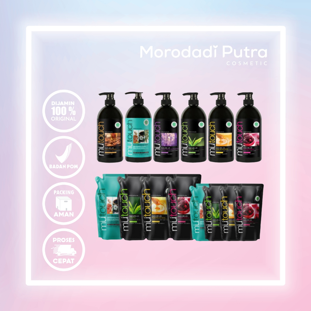 Jual MUTOUCH - Shower Cream / Scrub / Body Lotion - 400 mL / 800 mL ...