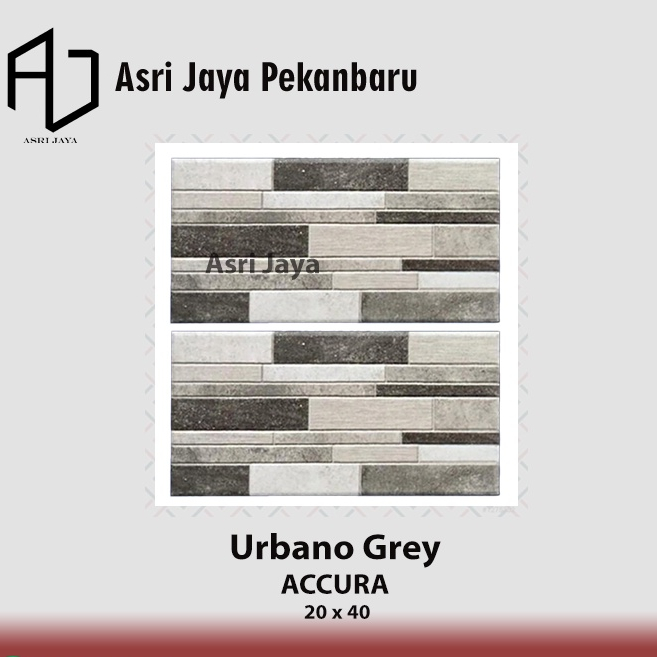 Jual Keramik Dinding Kasar Mulia Accura 20x40 Urbano Grey KW 1 | Shopee ...
