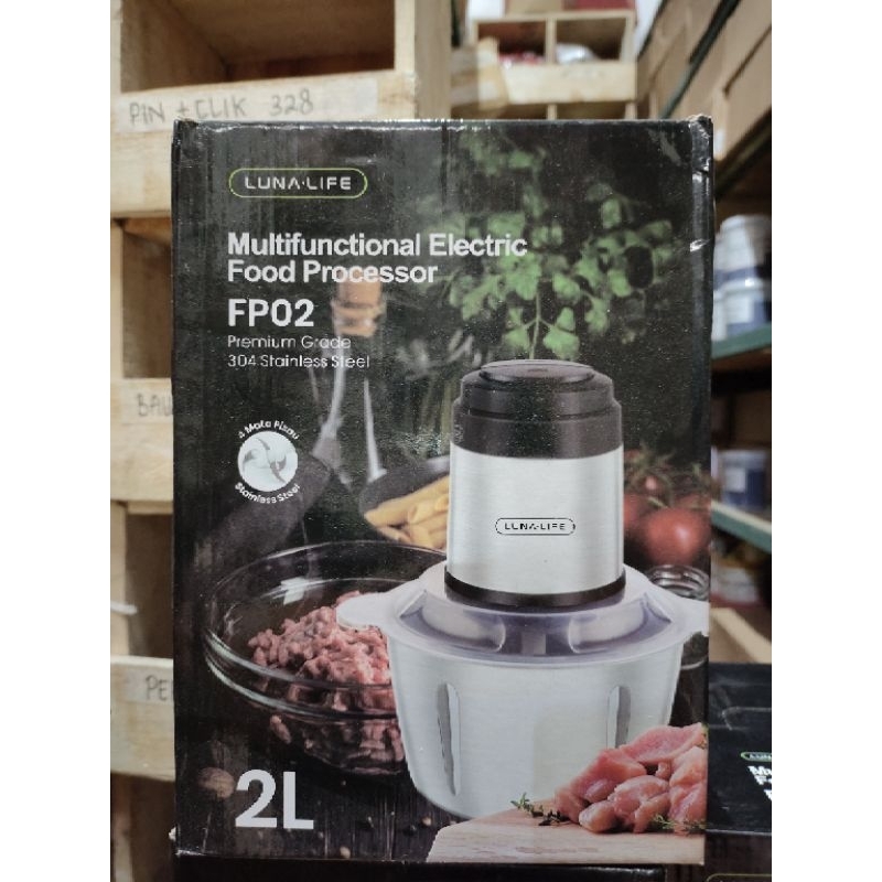 Jual Elektrik Food Penggiling Daging Luna-Life FP 02 | Shopee Indonesia