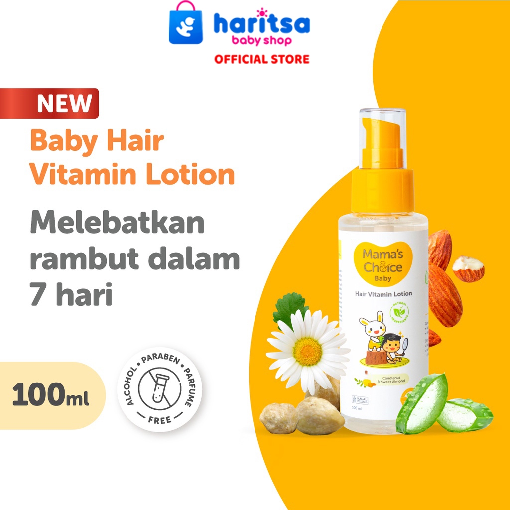 Jual Penumbuh Rambut Bayi | Baby Hair Vitamin Lotion Mama's Choice ...