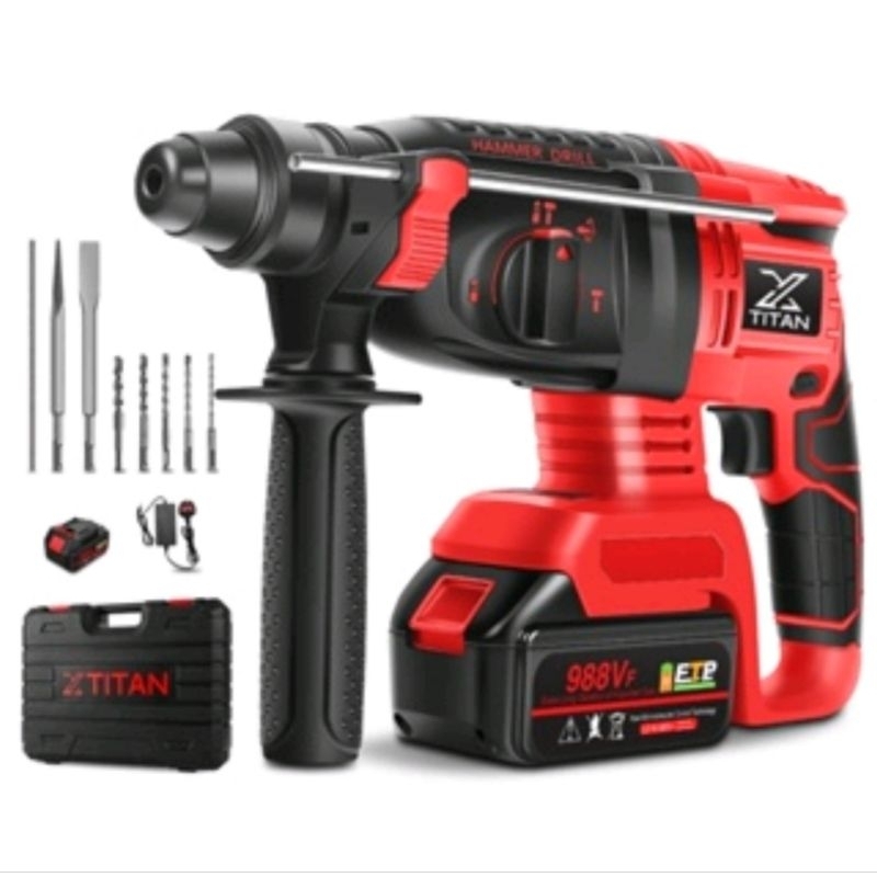 Jual Rotary Impact Hammer Drill Cordless 13mm Brushless | Shopee Indonesia