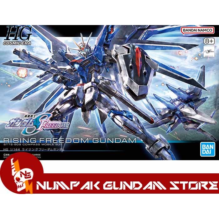 Jual Rising Freedom Gundam HG 1/144 Bandai | Shopee Indonesia