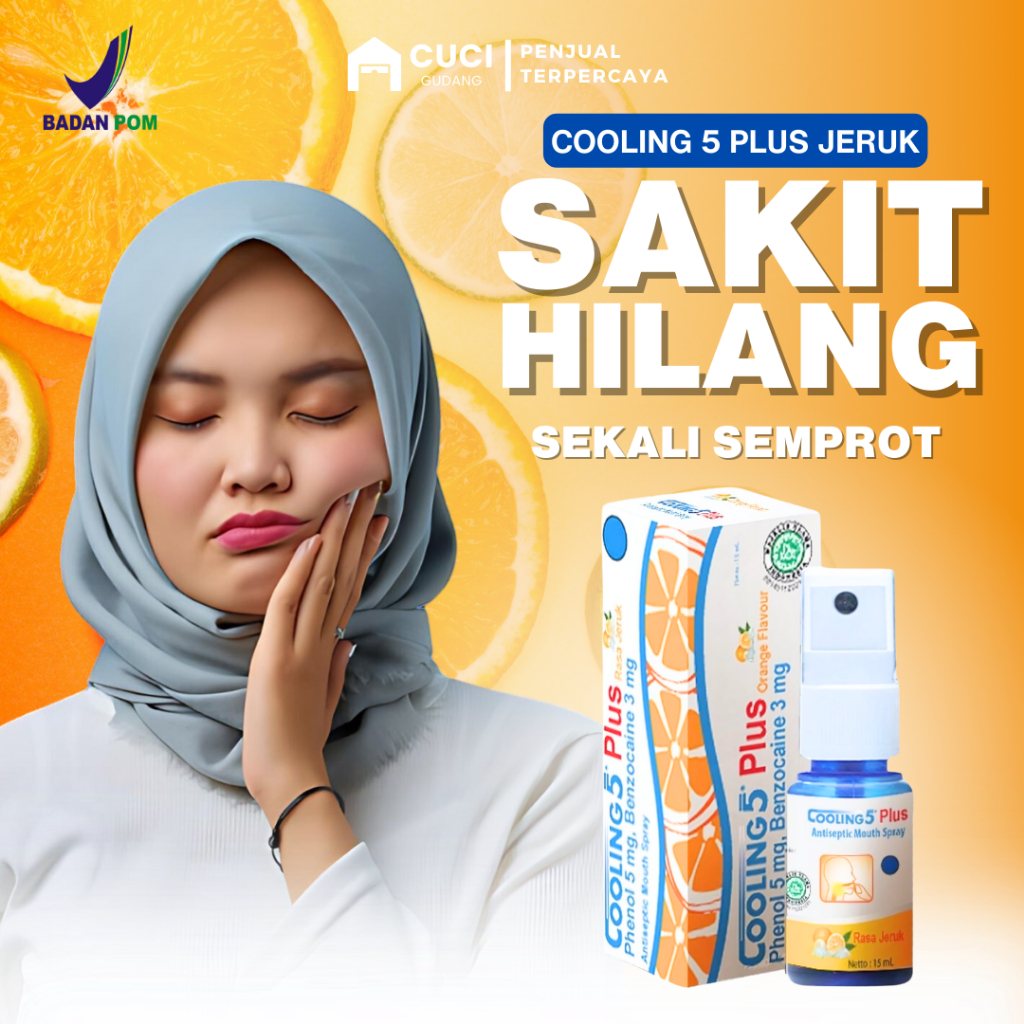 Jual Obat Sakit Gigi Semprot Cooling 5 Plus Berlubang Paling Ampuh ...