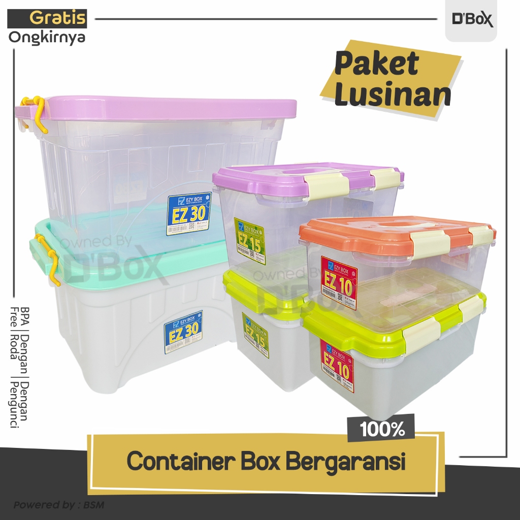Jual [1 LUSIN] Box Container Transfaran Cb 30 15 10 Liter Penyimpanan ...