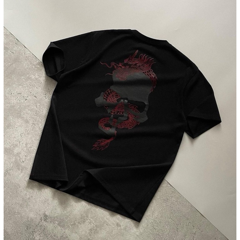 Jual RUCAS SKELETON DRAGON TEE / SKELETON GREY / SKELETON MONOGRAM ...