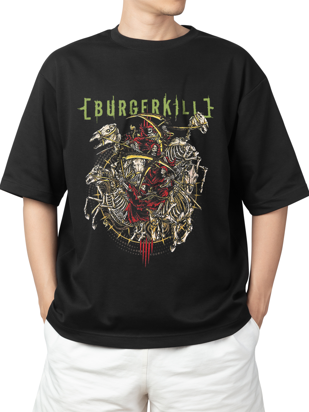 Jual Rockermusic T-shirt Band Burgerkill - The Beast From The East ...