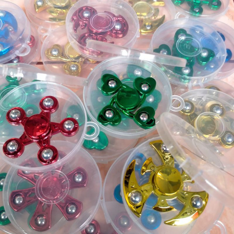Jual Gasing ~ Fidget Hand Spinner Metalik Kemasan Cup Uk Besar | Shopee ...