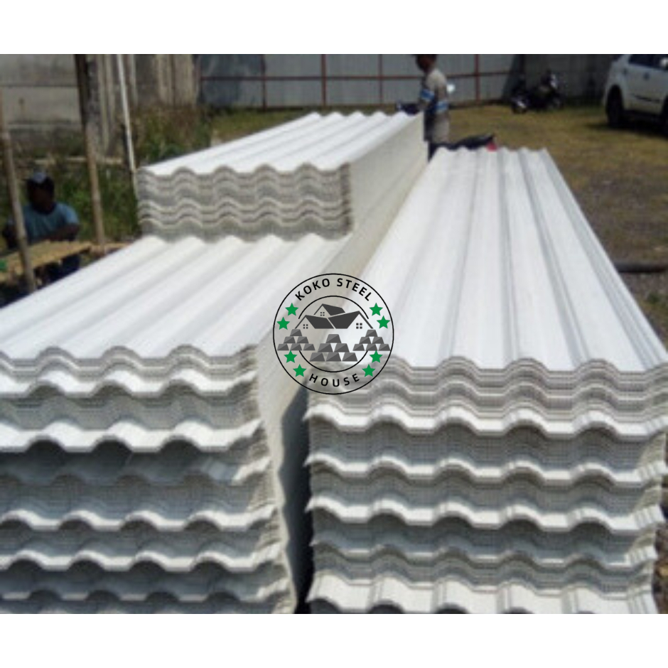 Jual Atap Alderon / Aman roof / Atap UPVC / Atap Kanopi | Shopee Indonesia