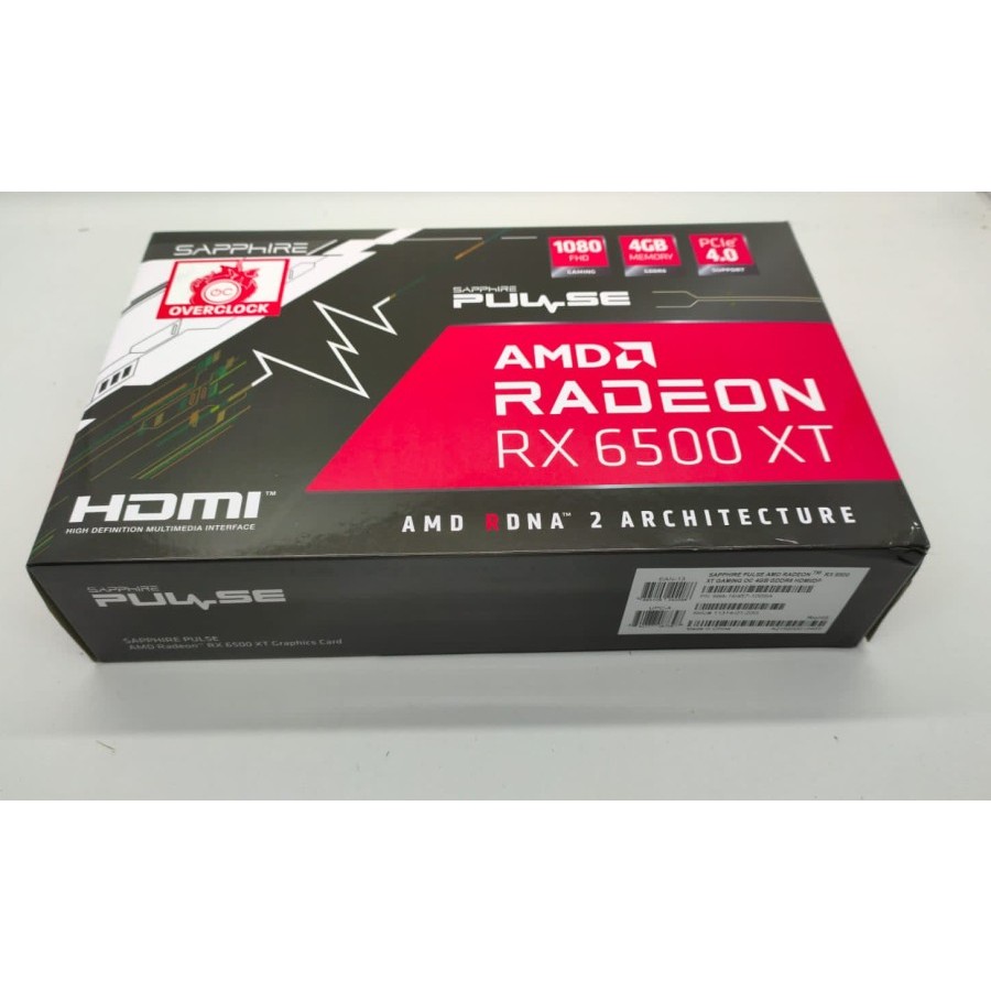 Jual VGA SAPPHIRE RX 6500XT PULSE 4GB DDR6 | Shopee Indonesia