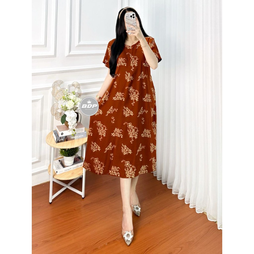 Jual Dianputri - Daster rayon premium motif BATIK DIANPUTRI - Daster ...