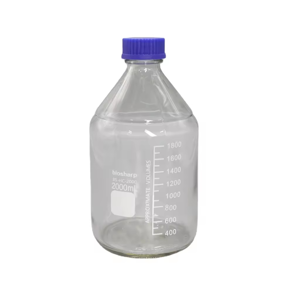 Jual Botol reagent media Laboratory bottle 2000mL 2L RRC bukan Duran ...