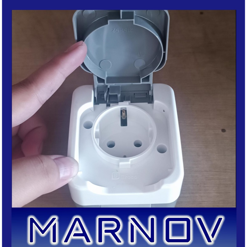 Jual BROCO Atlantic Stop Kontak Outdoor WaterProof | Shopee Indonesia