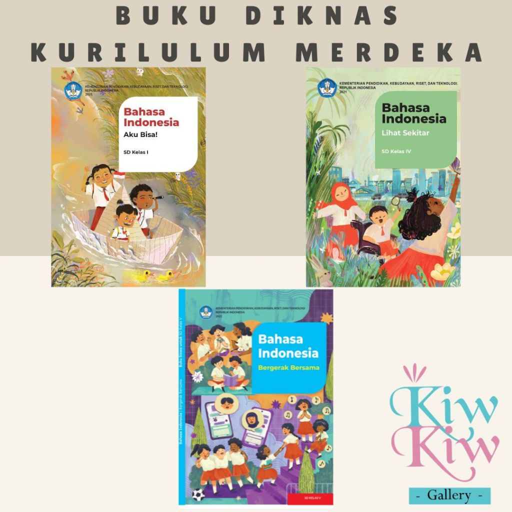 Jual Buku Bahasa Indonesia Kelas 1, 2, 3, 4, 5, 6 SD/MI Kurikulum Merdeka - DIKNAS | Shopee ...