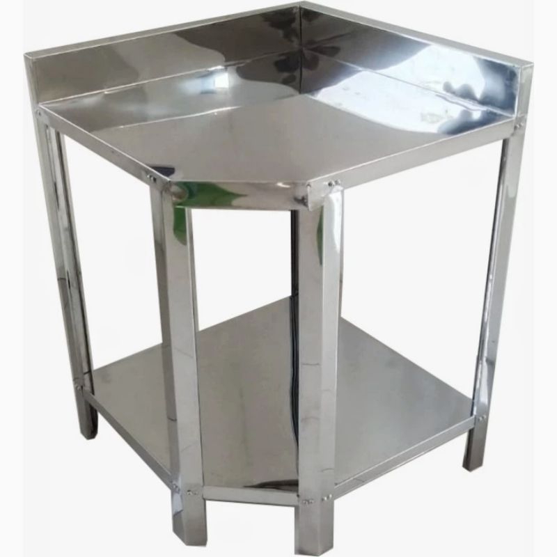 Jual Meja Sudut Corner Dapur Stainless Steel MS7 By MRDAPUR | Shopee ...