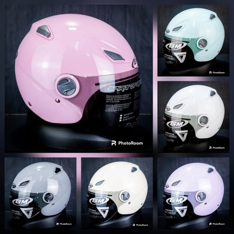 Jual Helm GM Venus Hijab Original / Helm Motor Retro Hijab terbaru ...