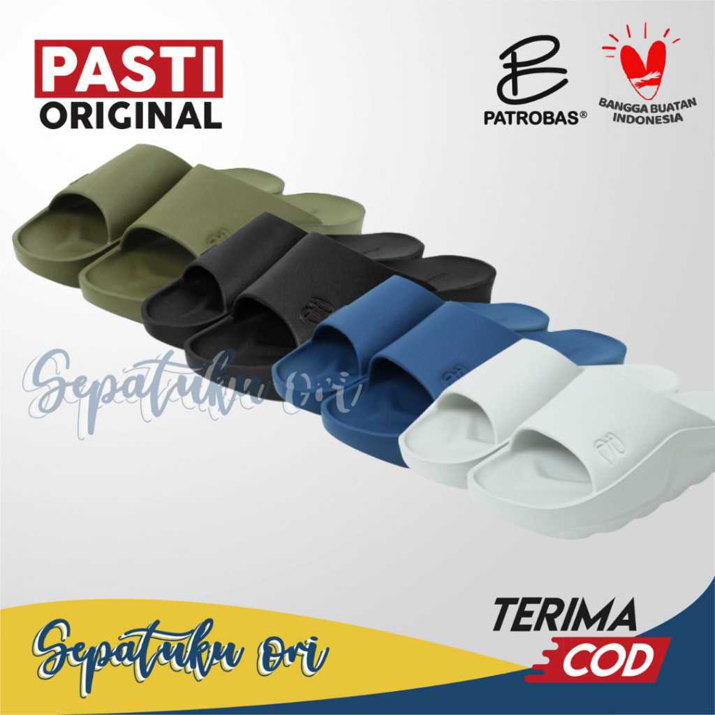 Jual Sandal Patrobas Ease Original | Sendal Karet Slipper Slip On ...