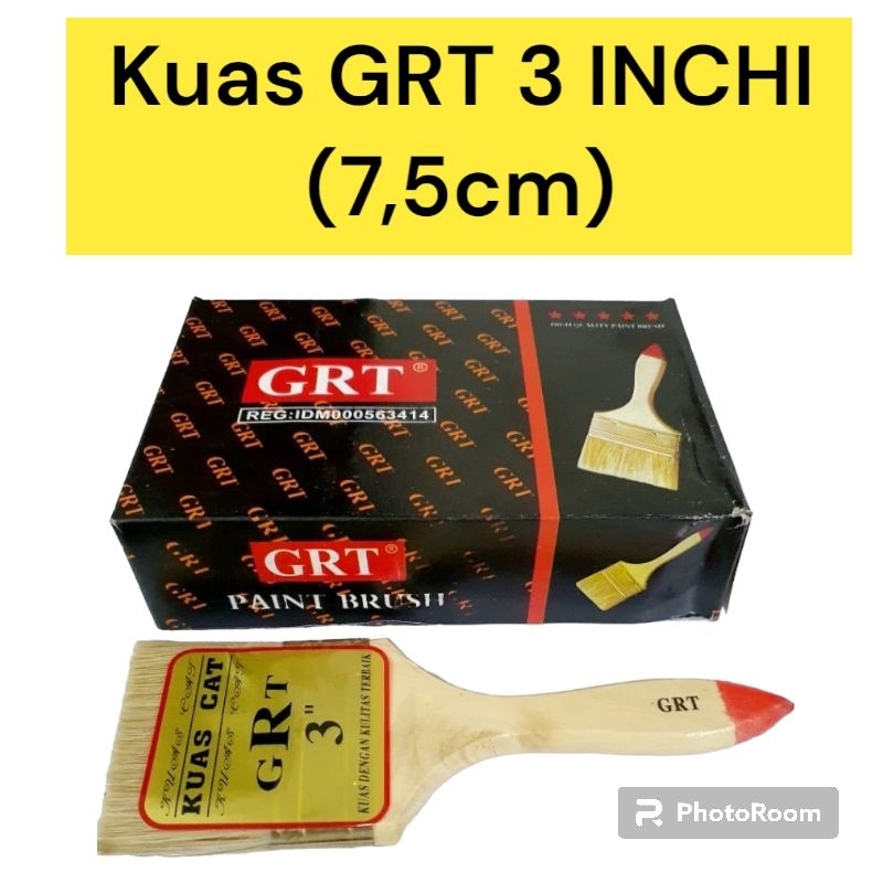Jual kuas Cat Kayu Tembok Besi GRT 3" 3 Ichi Termurah | Shopee Indonesia