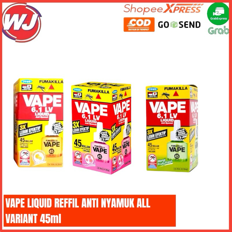 Jual VAPE LIQUID ANTI NYAMUK ISI ULANG ALL VARIANT 45ml | Shopee Indonesia