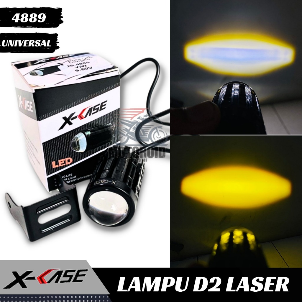 Jual LAMPU TEMBAK D2 LASER MINI 2 WARNA HIGH LOW PER PCS X-CASE ...