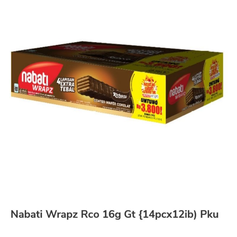 Jual NABATI WRAPZ 14 Gr ada bonus | Shopee Indonesia