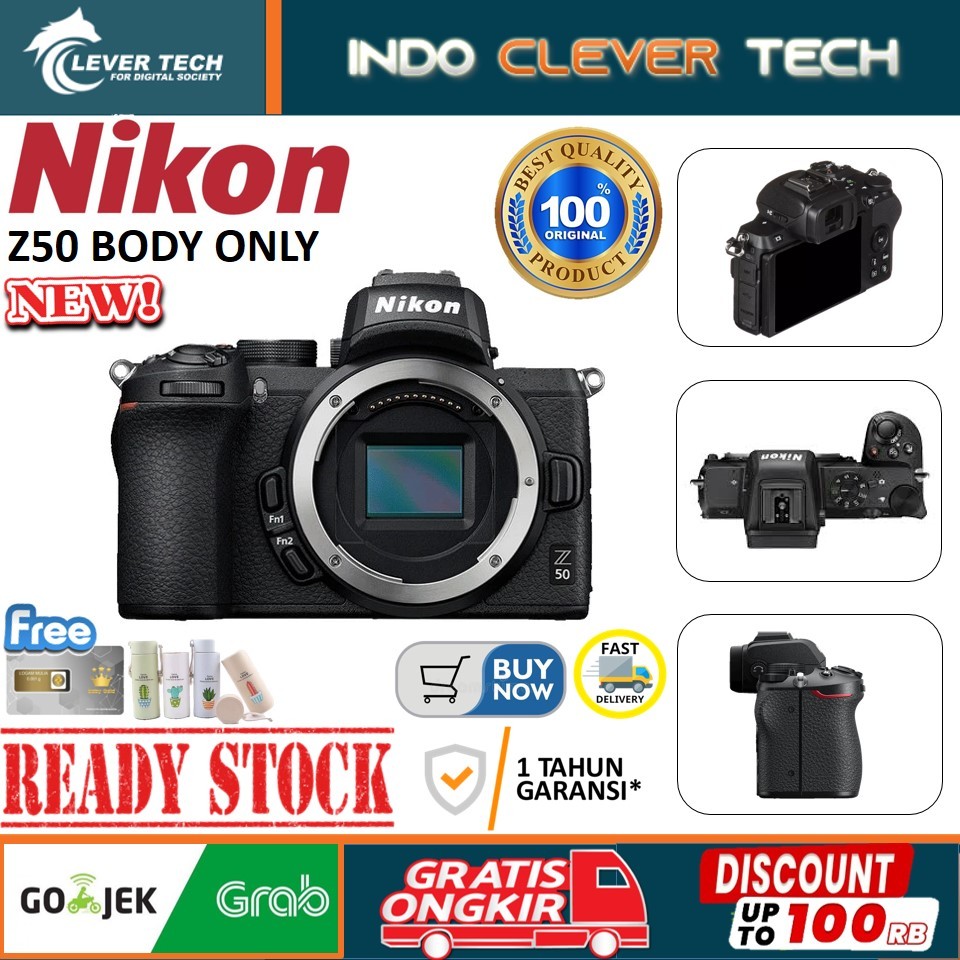 Jual Nikon Z50 Body Only Mirrorless Digital Camera GARANSI RESMI ...