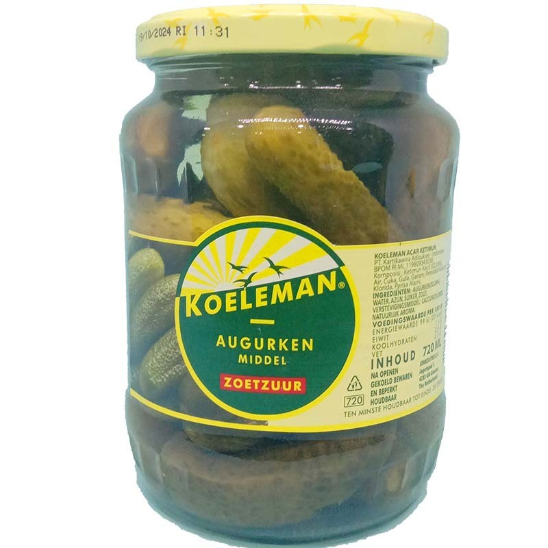 Jual KOELEMAN GHERKINS WHOLE PICKLE 28OZ | Shopee Indonesia
