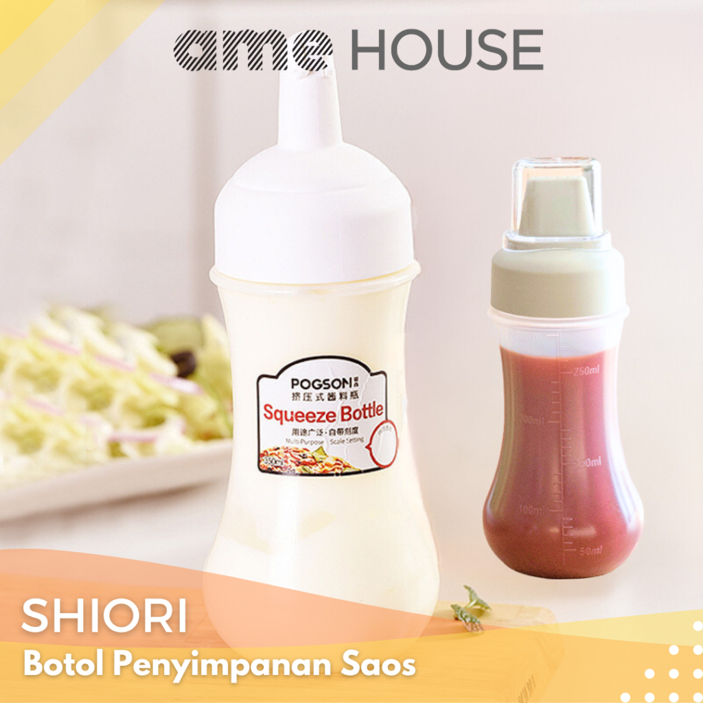 Jual |AME|SHIORI Botol Mayo Minimalis Dispenser 5 Lubang Saos Estetis ...