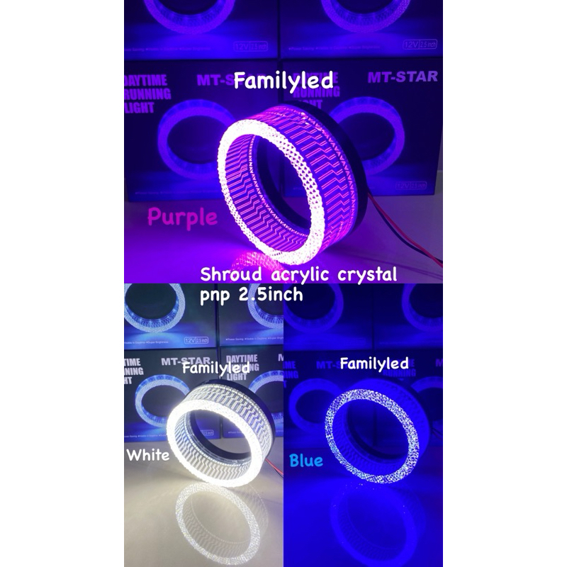 Jual Shroud biled ring acrylic 5d glory crystal rgb pnp 2.5 inch app ...