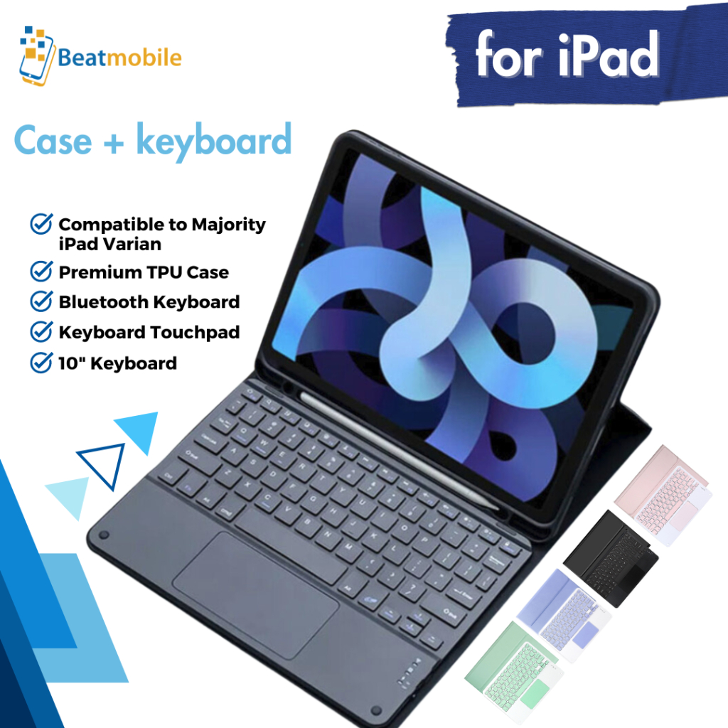Jual Beatmobile Magnetic Keyboard Bluetooth Casing for iPad Gen 9/10 ...