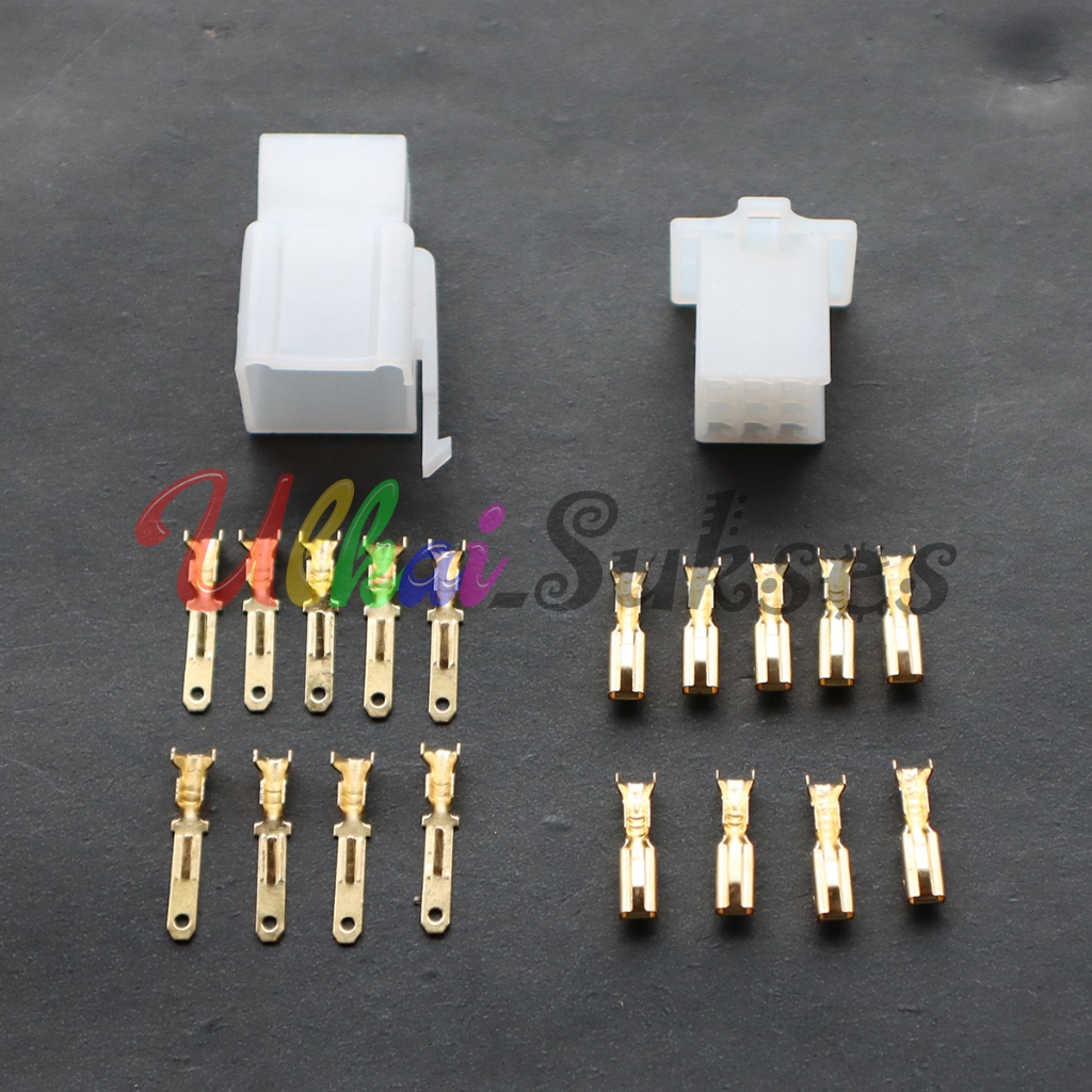 Jual Socket + Skun 9 Pin Mini Male Female - Soket Sambungan Kabel Motor ...